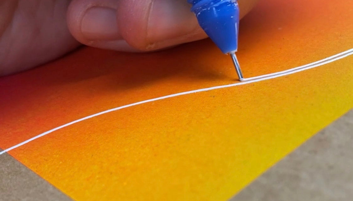 How to practice line making in abstract art